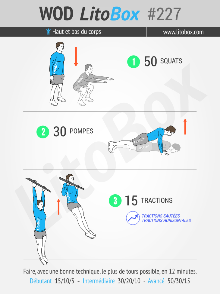 12 minutes d'exercices au poids du corps #227