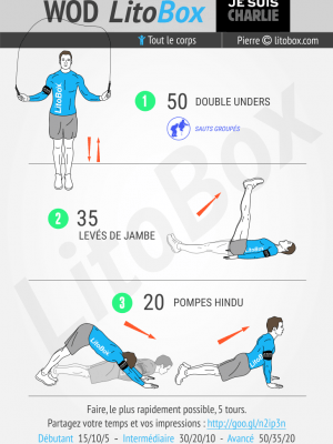 WOD Litobox : entraînement au poids du corps en moins de 30 minutes
