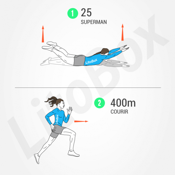 WOD Litobox : entraînement au poids du corps en moins de 30 minutes