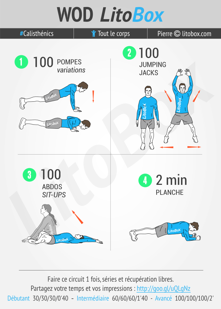 Entraînement Litobox de street workout #284