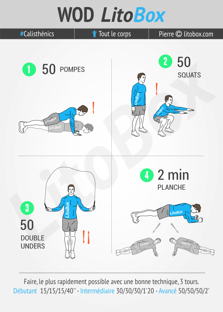 20 minutes d'exercices au poids du corps #309