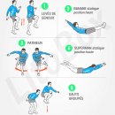 Programme de Tabata au poids du corps et sans matériel