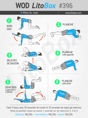 WOD Litobox : entraînement au poids du corps en moins de 30 minutes
