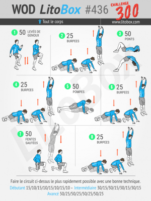 WOD Litobox : entraînement au poids du corps en moins de 30 minutes