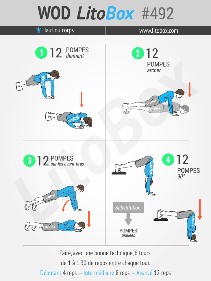 Programme spécial pectoraux et triceps (musculation) #492