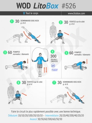 WOD Litobox : entraînement au poids du corps en moins de 30 minutes