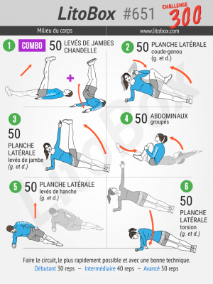 WOD Litobox : entraînement au poids du corps en moins de 30 minutes