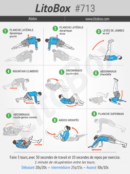 9 exercices d'abdos efficaces en circuit à faire à la maison