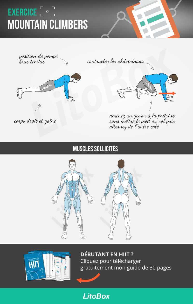 Mountain climbers : guide complet et illustrations Mountain climbers : guide complet et illustrations