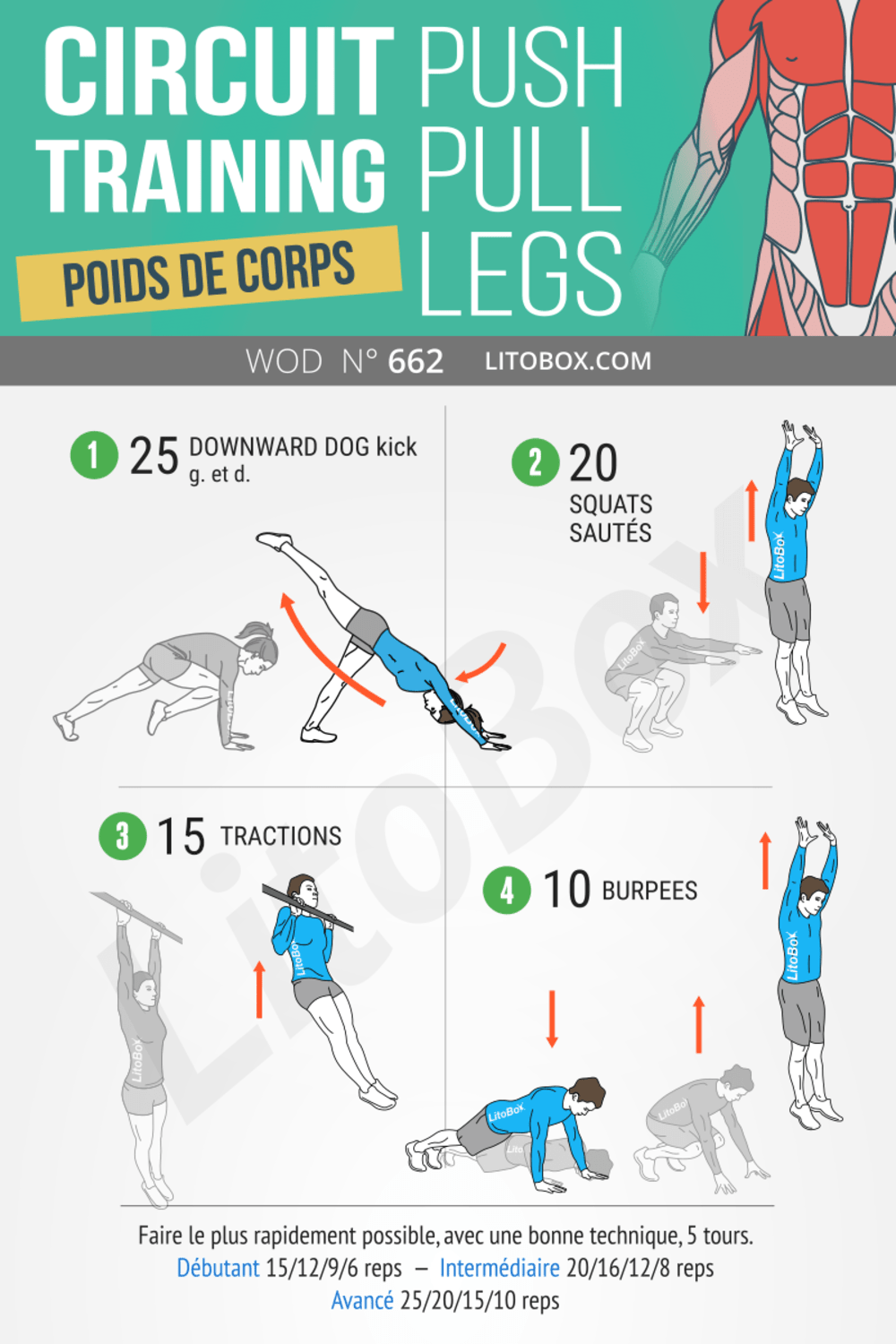 Circuit training PPL façon Litobox #662