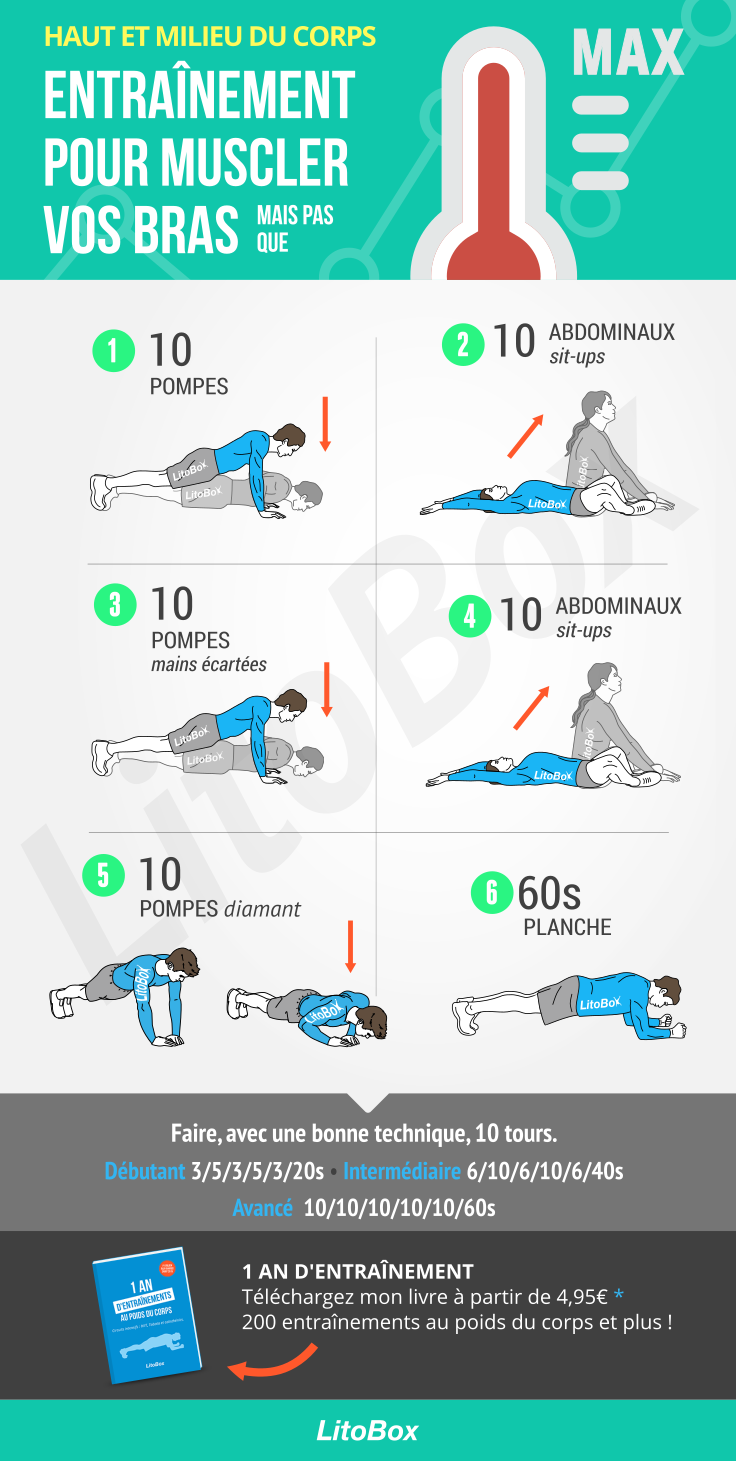 Augmentez votre max pompes (endurance musculaire) #452