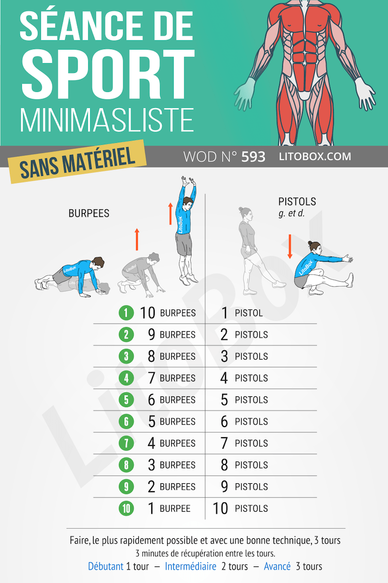 Séance de sport minimaliste #593